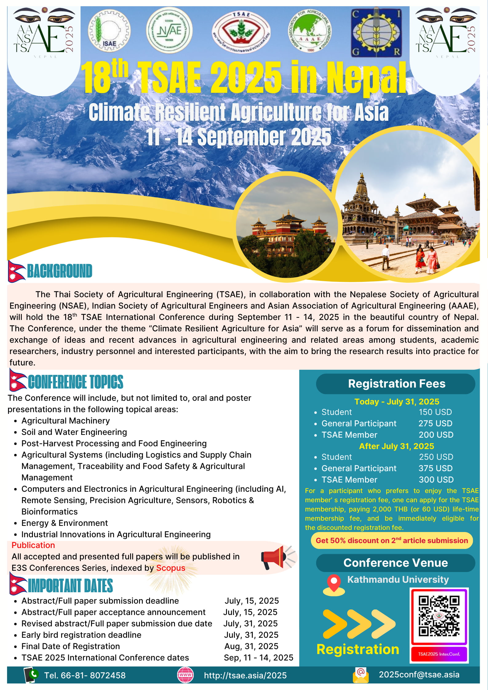 TSAE 2025 International Conference Homepage - 18th TSAE International Conference (TSAE2025)